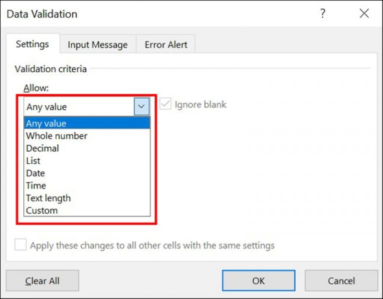 Cách Dùng Data Validation Trong Excel Để Tạo List Nhập Dữ Liệu