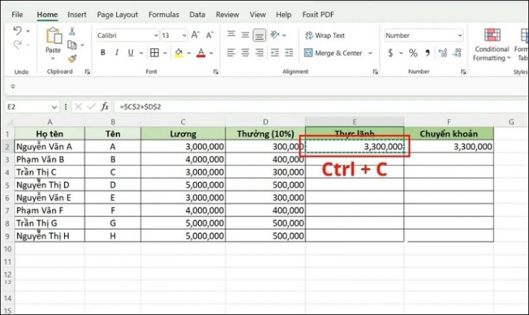20 Cách Copy Trong Excel Giữ Nguyên Định Dạng