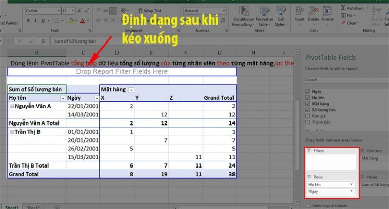 Cách Sử Dụng Pivot Table Trong Excel Lập Báo Cáo, Lọc Dữ Liệu