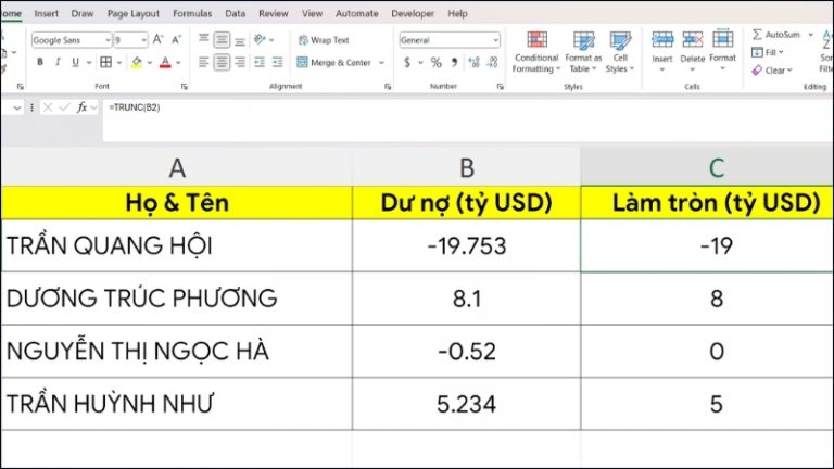 11 Cách Làm Tròn Số Trong Excel Nhanh Gọn Và Chính Xác
