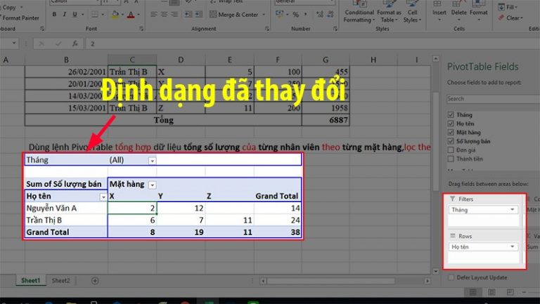Cách Sử Dụng Pivot Table Trong Excel Lập Báo Cáo, Lọc Dữ Liệu